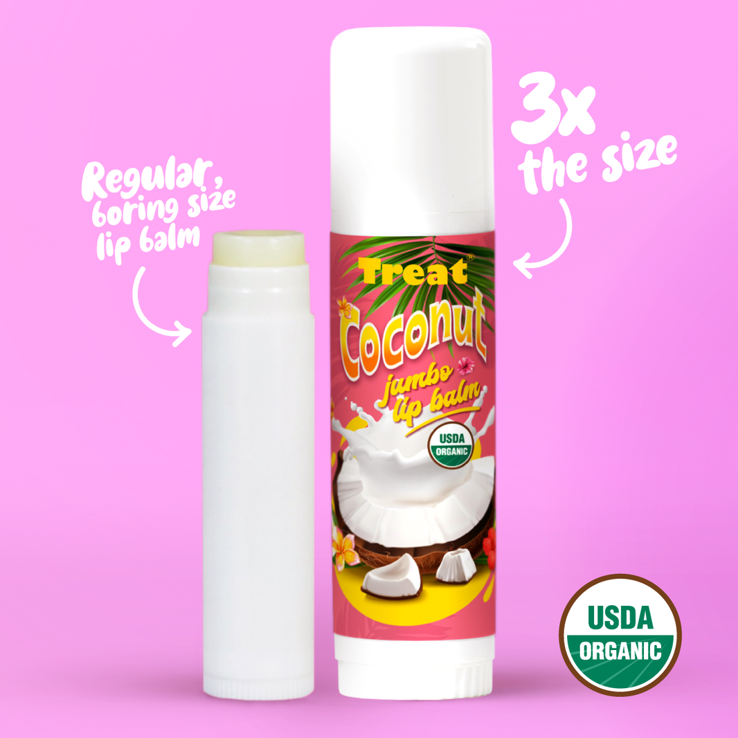 Jumbo Organic Lip Balm – Treat Beauty