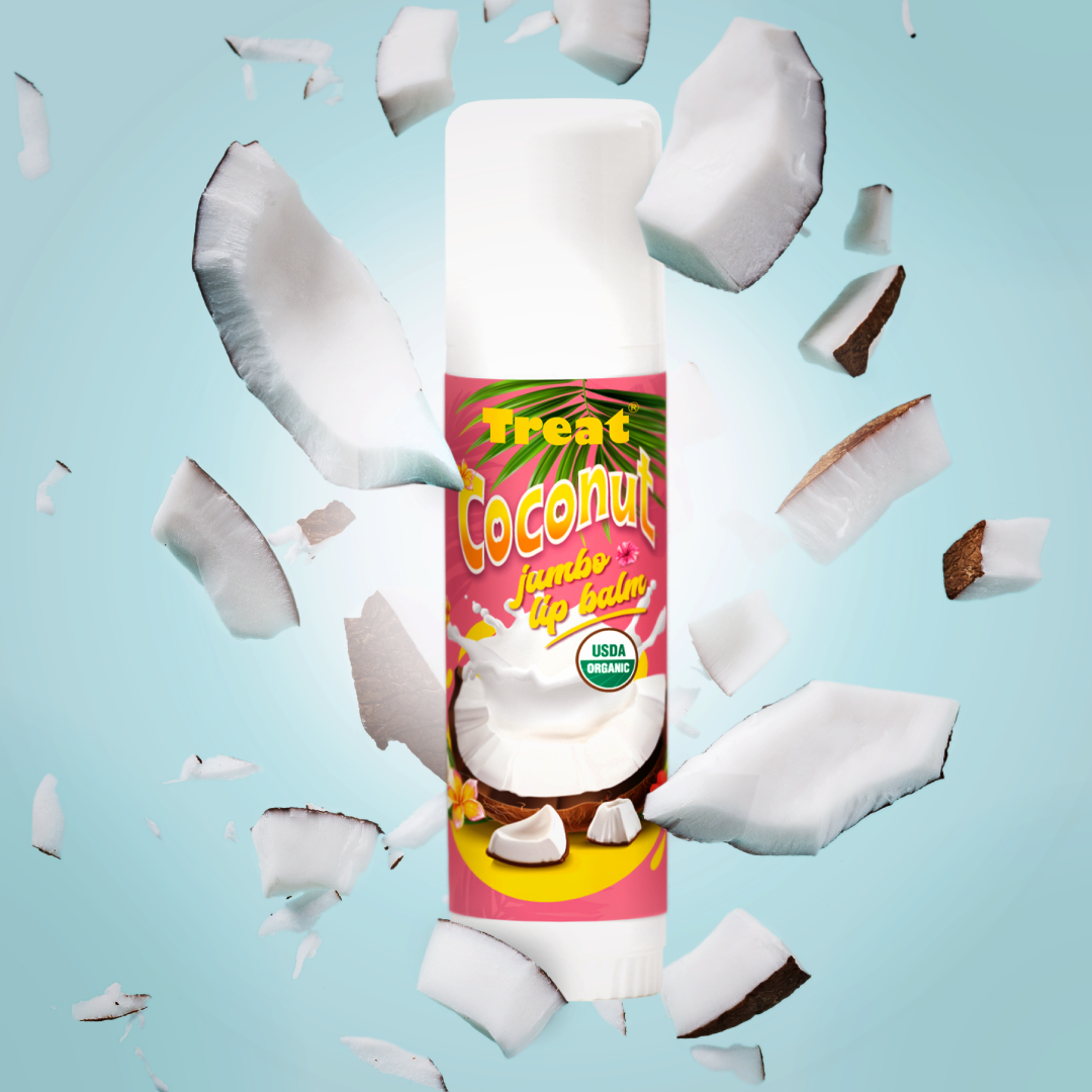 Coconut Jumbo Lip Balm | Coconut – Treat Beauty