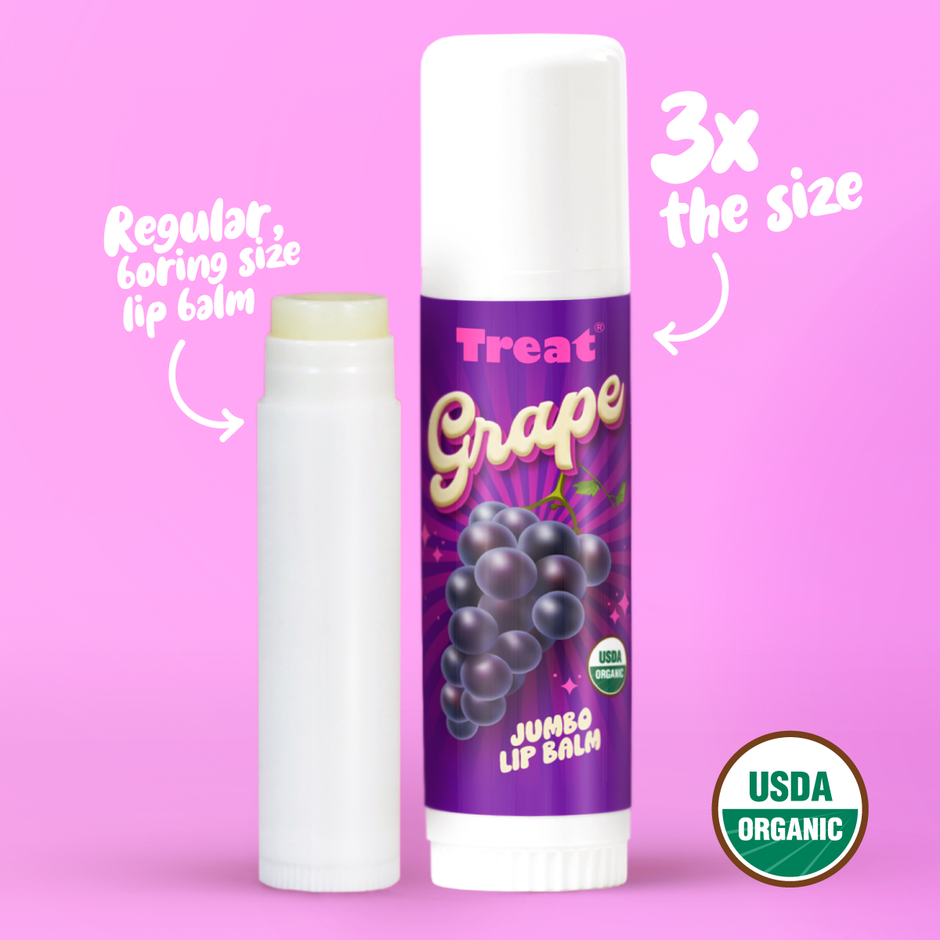 Jumbo Organic Lip Balm – Treat Beauty