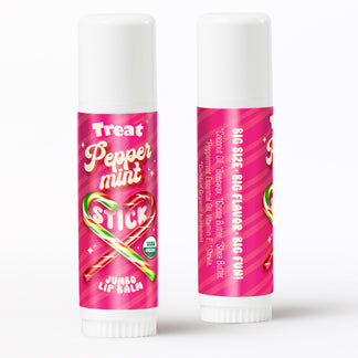 Peppermint Stick Jumbo Organic Lip Balm – Treat Beauty