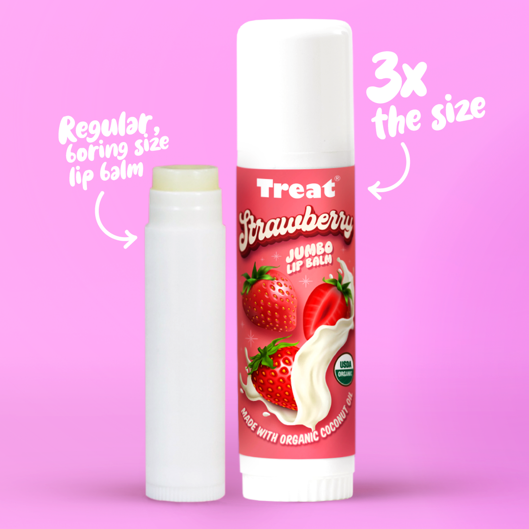 Jumbo Organic Lip Balm – Treat Beauty