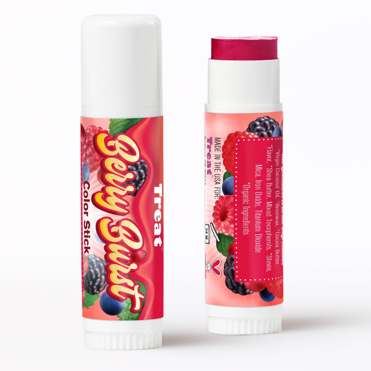 Berry Burst Jumbo Organic Color Stick | Fresh Berry Mix Flavor – Treat ...
