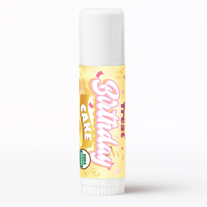 Birthday Cake Jumbo Organic Lip Scrub with Confetti Sprinkles | Vanilla ...