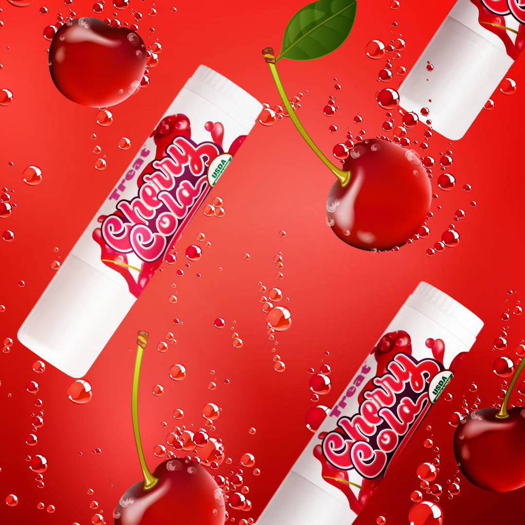 Cherry Cola Jumbo Organic Lip Balm – Treat Beauty