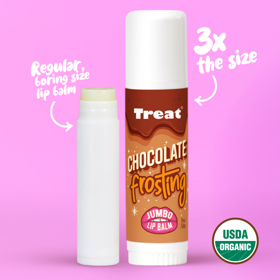 Jumbo Organic Lip Balm – Treat Beauty
