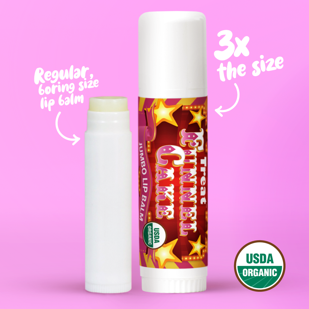Funnel Cake Jumbo Organic Lip Balm | Funnel Cake – Treat Beauty