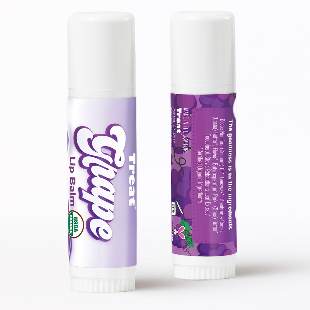 Grape Jumbo Organic Lip Balm | Grape | Treat Beauty