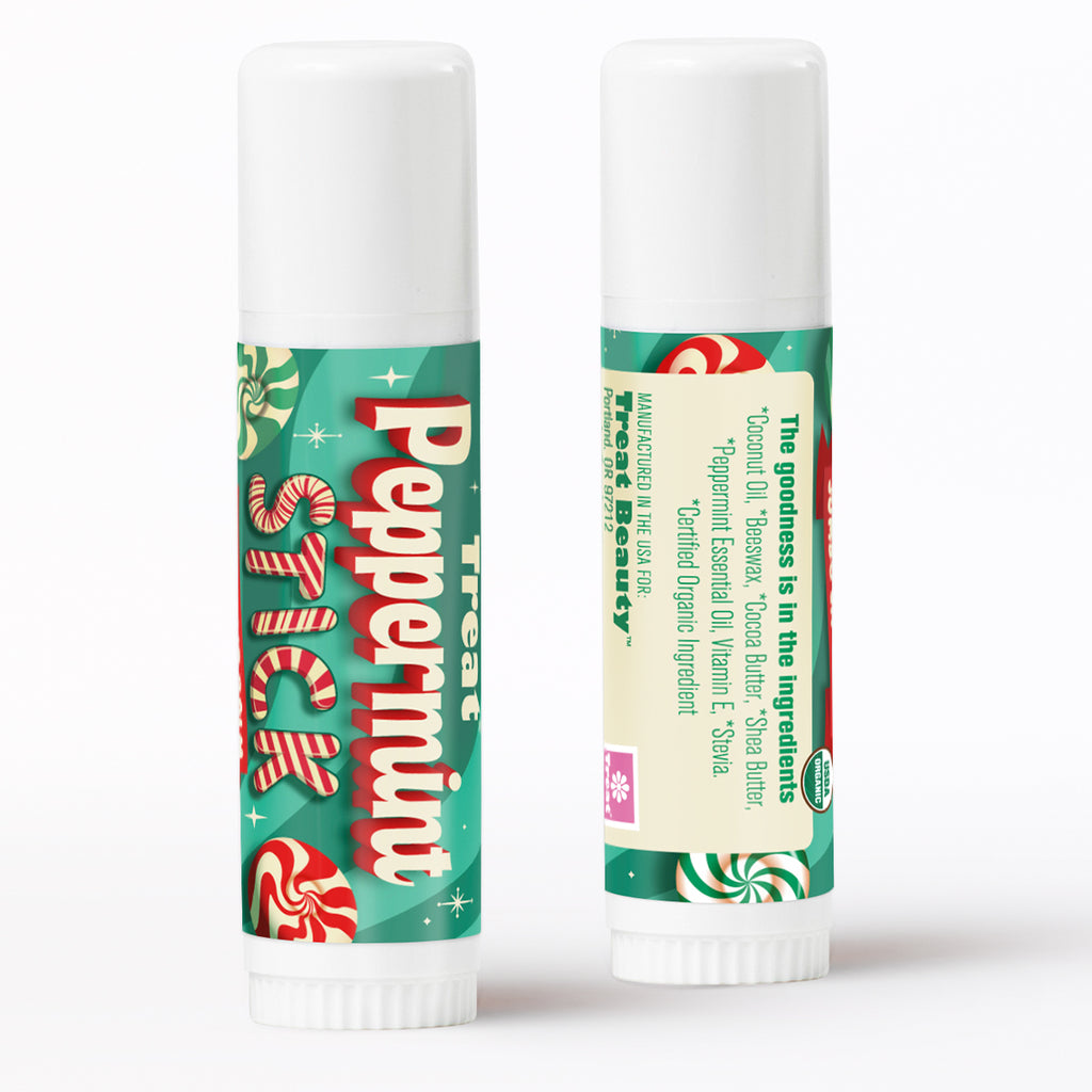 Peppermint Stick Jumbo Organic Lip Balm | Treat Beauty