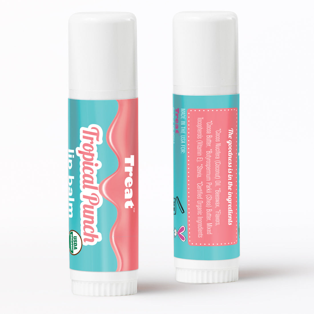 Tropical Punch Jumbo Organic Lip Balm – Treat Beauty